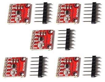 PAMEENCOS 5pcs MCP4725 I2C DAC Breakout Development Module Board 12Bit 2 7V To 5 5V Amazon Com