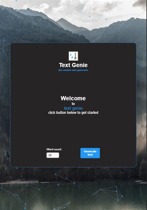 Github Pydeep9026random Text Generator React Application That