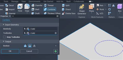 Solved How To Subtract Solid Bodies In Inventor 2022 Autodesk Community