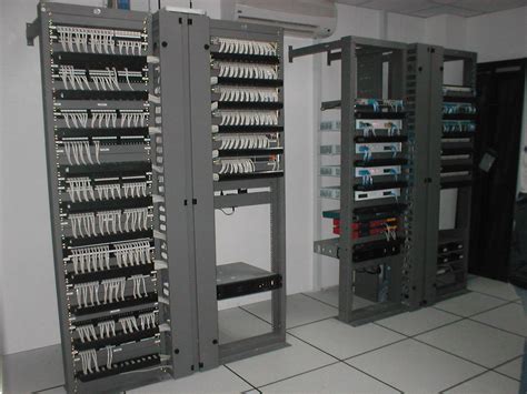 Rack Patch Panel And Switched Separated