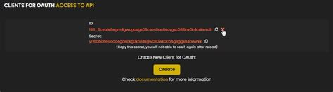 How To Create And Delete OAuth Clients For API MintMe