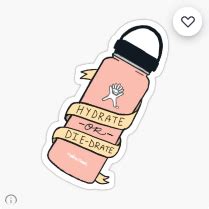 Fun DIY Gift Idea Hydro Flask Bottles Fun Stickers