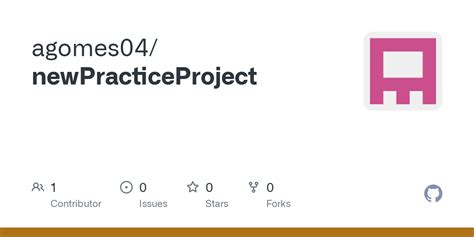GitHub Agomes NewPracticeProject