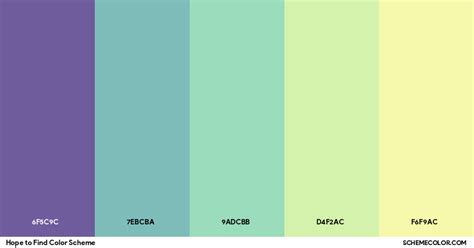 Hope To Find Color Scheme Palettes