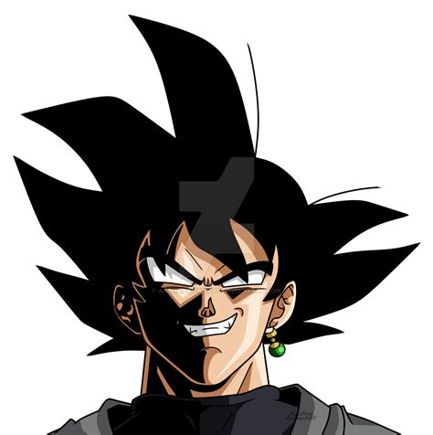 Goku Black Face With Black Shades By Aashananimeart On Deviantart