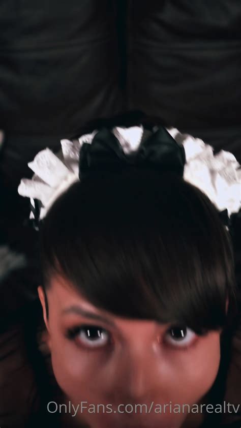 Classical Maid Ariana Cleans And Unloads Your Dick With Her Mouth And Hands