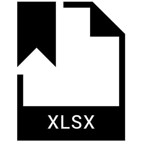 Xlsx Files And Folders Extension Format File Excel Document Icon