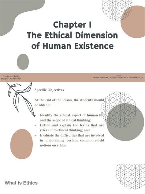 Chapter 1 Ethics Pdf Morality Reason