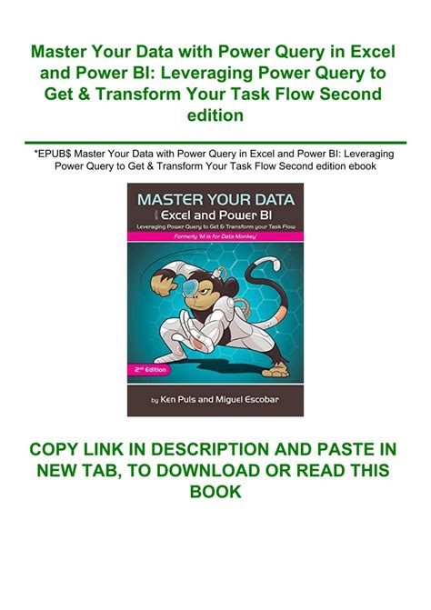 Epub Master Your Data With Power Query In Excel And Power Bi