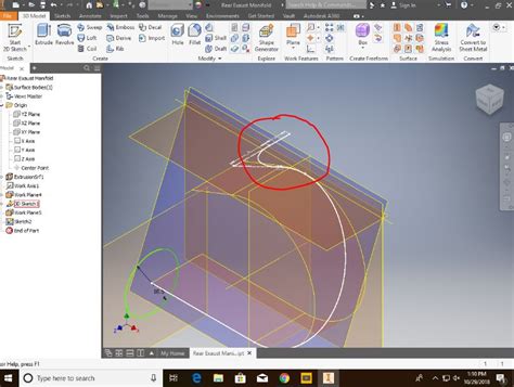 How Do I Fix The Self Intersecting Loop In My 3d Sketch Grabcad Questions