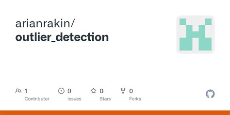 GitHub Arianrakin Outlier Detection
