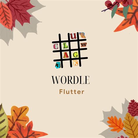 github gdsc igdtuw autumn of code 2022 flutter wordle app