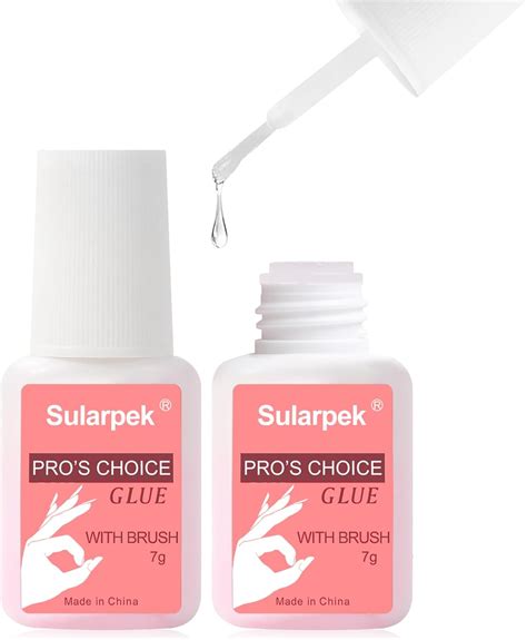 Sularpek Strong False Nail Glue With Brush Nail Glue 2 X 7g Repair