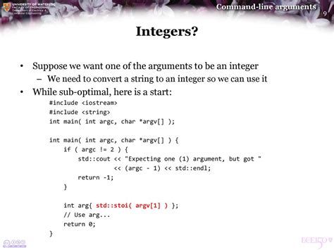 command line arguments ppt download