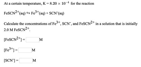 solved at a certain temperature k 8 20 x 104 for the