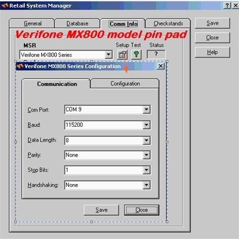 Verifone Mx800 Pin Pad Simpleware Inc