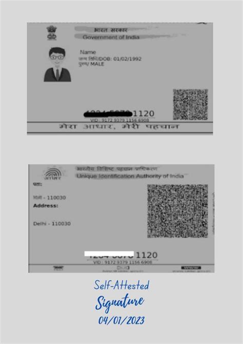 What Is The Meaning Of Self Attested Photocopy Of Documents