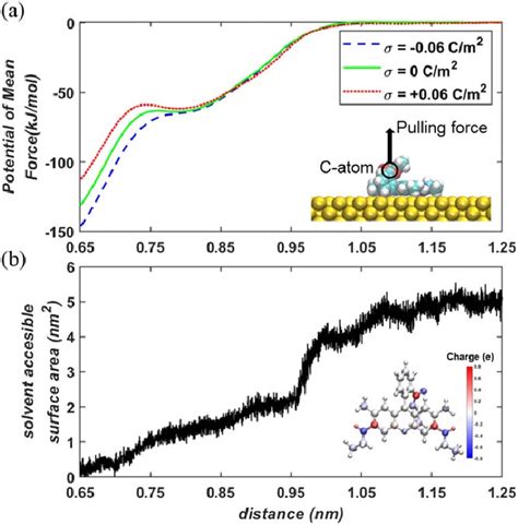 A The Potential Of Mean Force Pmf Of An R6g Molecule As A Function Download Scientific