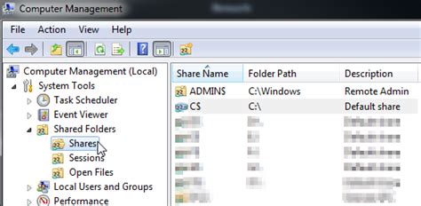 windows finding the physical local path associated with a share unc