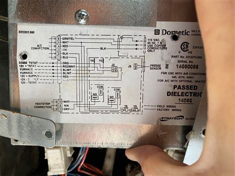 Dometic Rv Air Conditioner Wiring Diagram