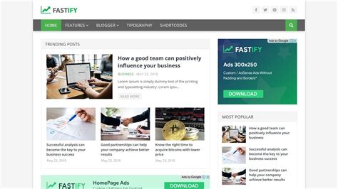 How To Install And Setup Fastify Blogger Template Youtube