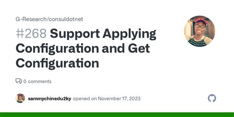 Support Applying Configuration And Get Configuration · Issue 268 · G Researchconsuldotnet · Github