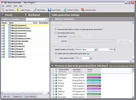 Red Gate Sql Data Generator 1 0 Generating Data For Northwind Ben