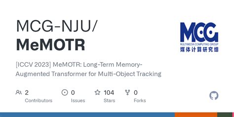 Github Mcg Njumemotr Iccv 2023 Memotr Long Term Memory Augmented