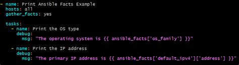 how to print ansible facts geeksforgeeks