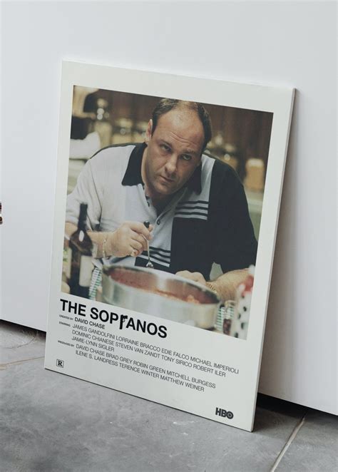 Los Soprano Poster The Sopranos Movie David Chase Film Retro Movie