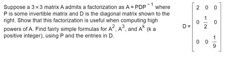 Solved Suppose A 33 Matrix A Admits A Factorization As Chegg Com
