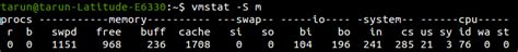 Vmstat Command And Options Performance Measurement Commands For Unix