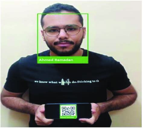 The Results Of The Face Recognition And QR Code Together Download Scientific Diagram