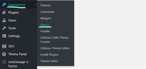 How To Create A Navigation Menu In Wordpress Mintswift