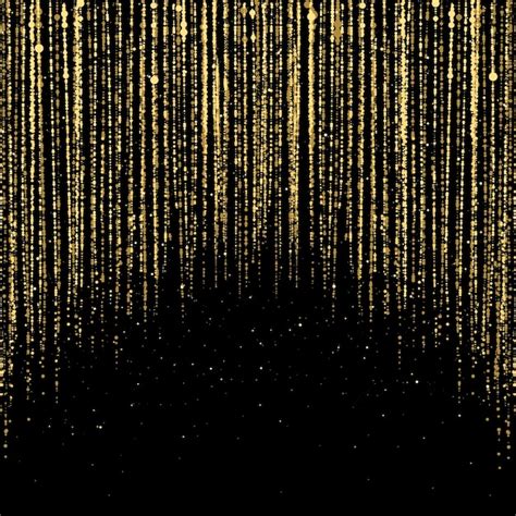 황금 입자 의 커튼 프리미엄 벡터