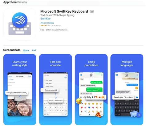 Microsofts Swiftkey Is Back On The Ios App Store Ghacks Tech News