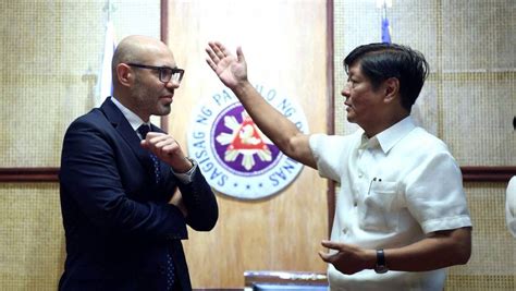 Marcos Meets With Visiting PCA Official The Manila Times