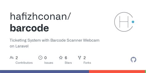 Github Hafizhconan Barcode Ticketing System With Barcode Scanner Webcam On Laravel