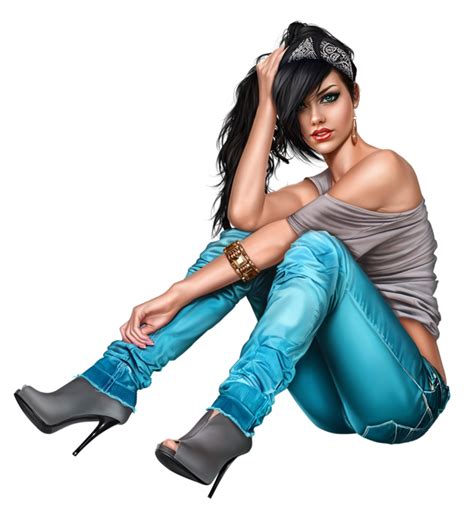 Картинки девушек Png