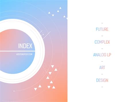 디지털 라인 아날로그 Lp 음악 파워포인트 템플릿 Digital Vinyl Ppt Template