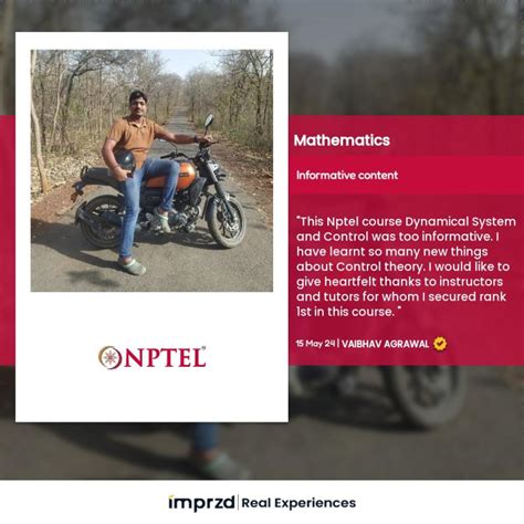 vaibhav agrawal on linkedin nptel