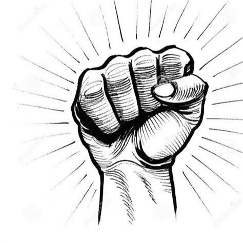 Кулак рисунок карандашом 64 фото