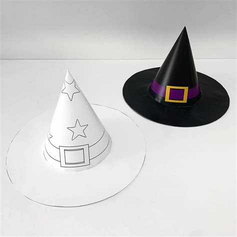 Printable Witch Hat Template All Worksheets