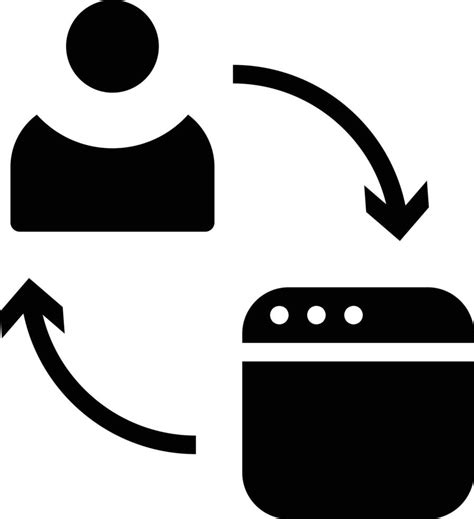 interaction user experience software development solid icon 14237162 vector art at vecteezy