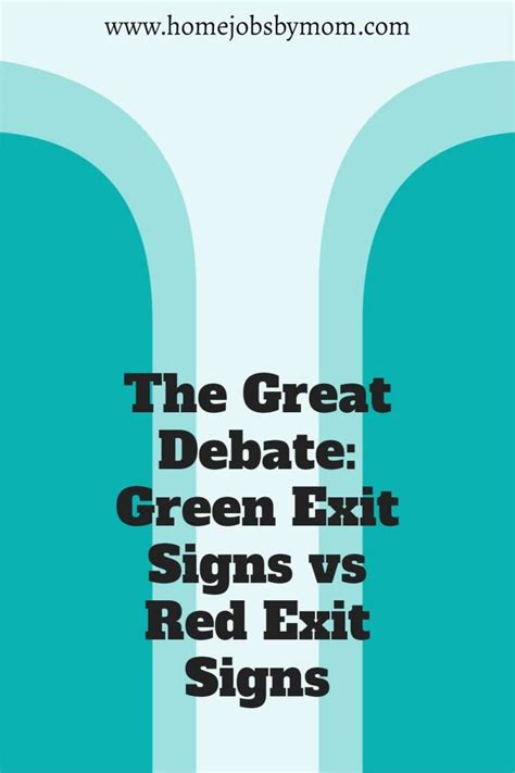 The Great Debate Green Exit Signs Vs Red Exit Signs