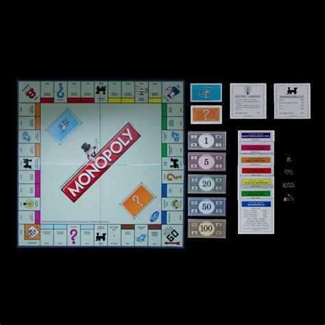 3d Model Monopoly Board Game Vr Ar Low Poly Cgtrader