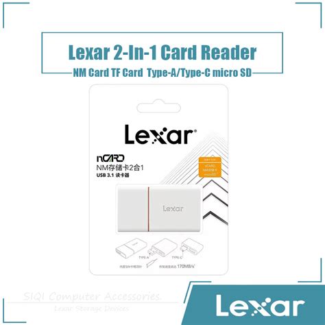 Lexar NM Card TF Card Card Reader Dual Interface Design Of USB A And Type C Stable Compatibility