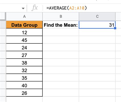 How To Find Mean In Google Sheets Sheets For Marketers