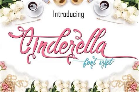 Cinderella Script Font Upfonts