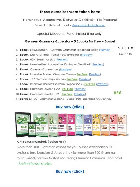 Preview 4 Nominative Accusative Dative Or Genitive No Problem Pdf Linguistic Typology Grammar